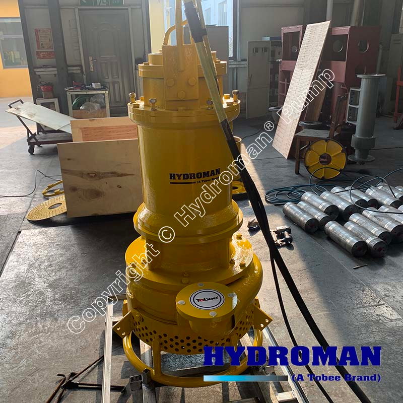 Submersible Sludge Sand Pump for Effluent Settlement Pond Cleaning