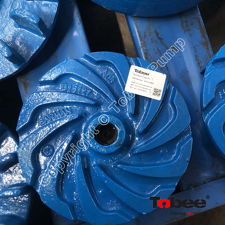 B15127A05 5 Vanes Impellers for 2/1.5B-AH Horizontal Slurry Pump
