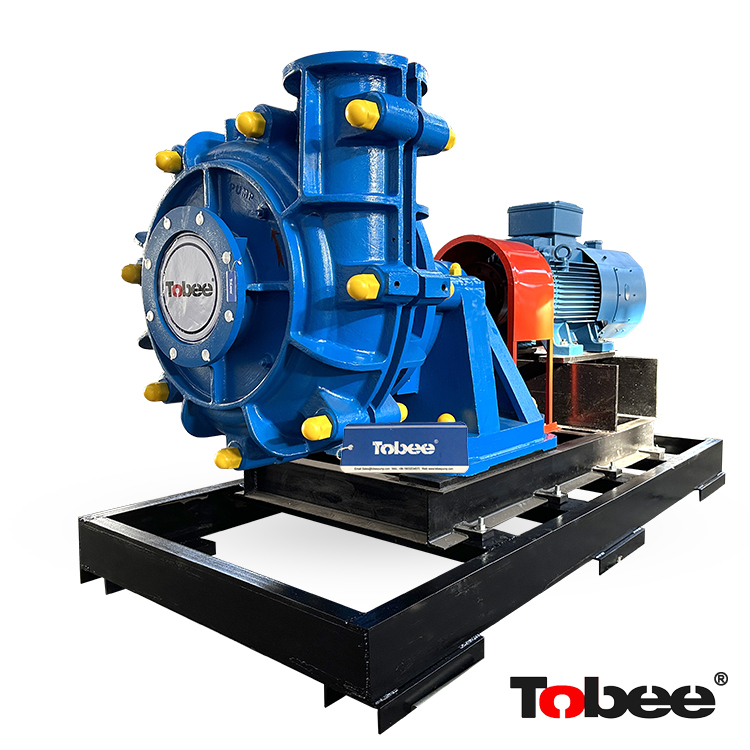 10X8ST Rubber Lined Chokeless Pump with Expeller Seal