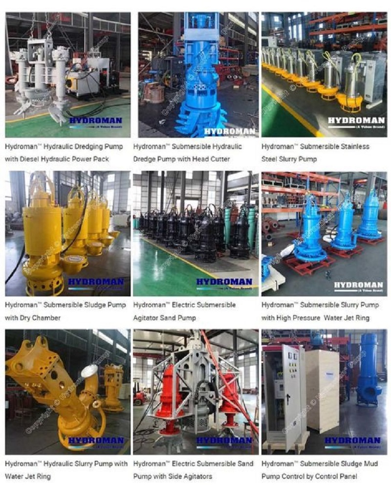 Submersible Engineering Drainage Sewage Sludge Pump for Waste Water