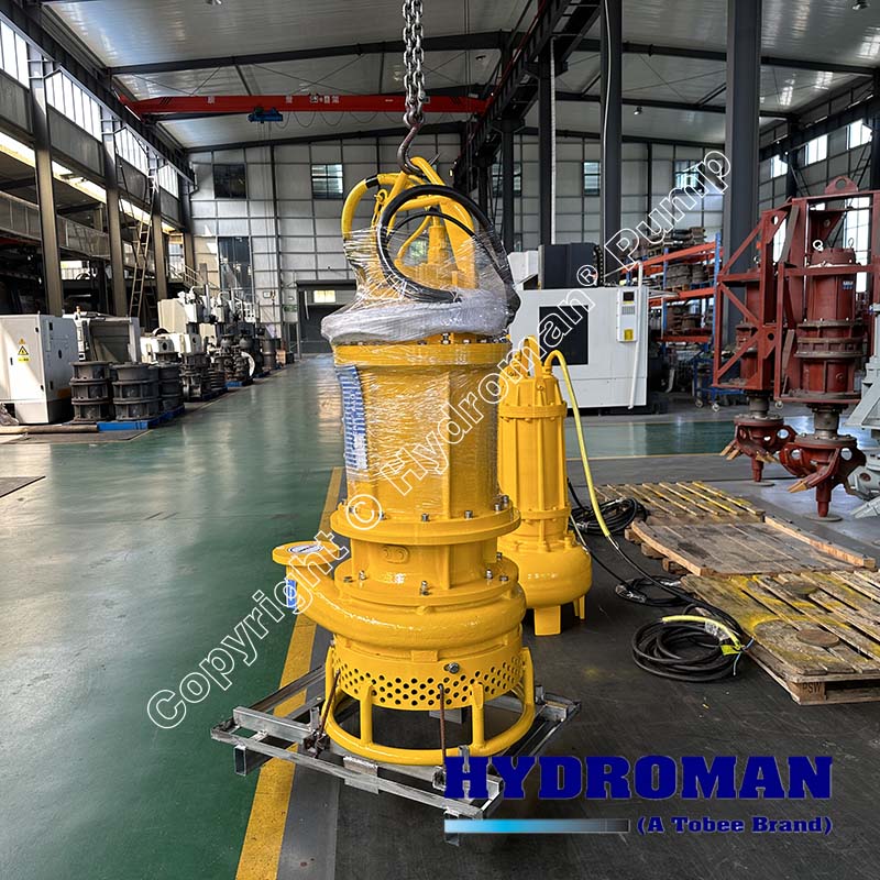 Submersible Sand Unloading Pump of Sand Barge for Reclamation Project