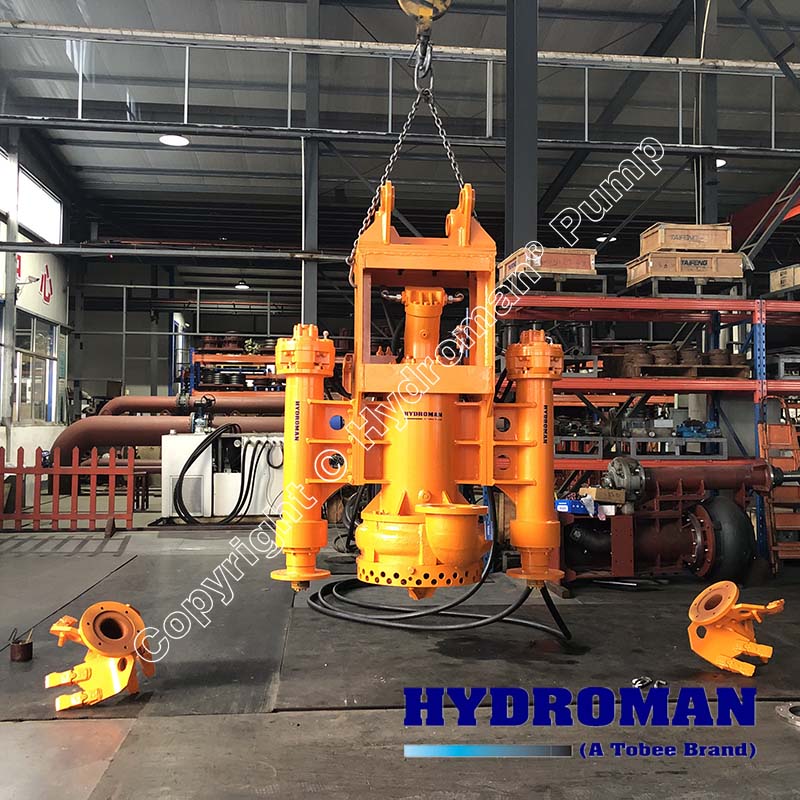Hydraulic Driven Submersible Sand Dredging Pump with Side Excavators