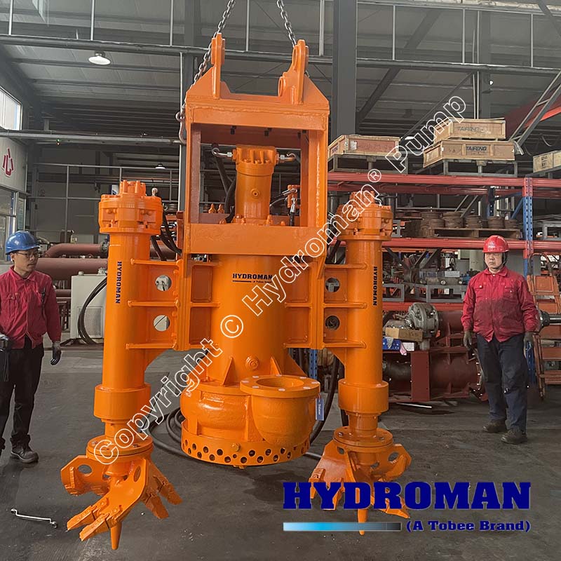 Hydraulic Driven Submersible Sand Dredging Pump with Side Excavators