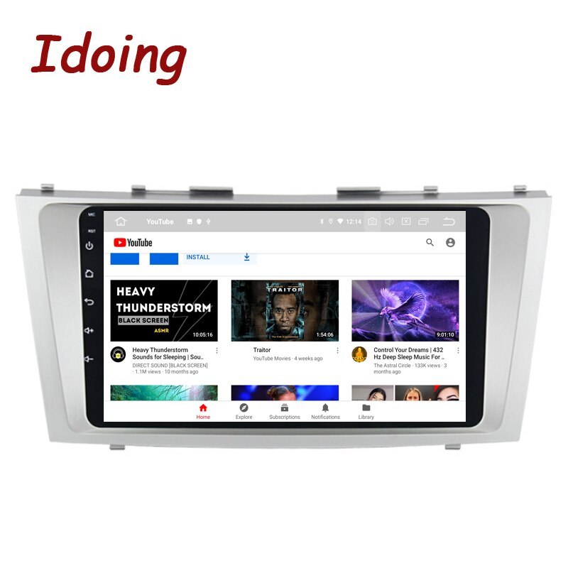 Idoing 9inch Android Car Stereo Radio Multimedia Player For Toyota ...