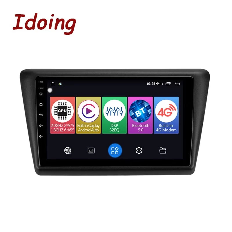 Idoing 9 inch Android Auto Car Radio Multimedia GPS Player For Skoda ...