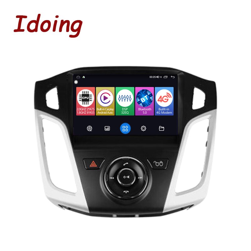 Idoing 9inch Androidauto Carplay Radio Multimedia Player For Ford Focus ...