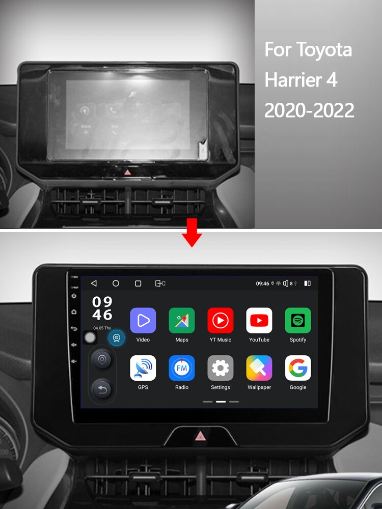 Idoing Car Android Stereo Radio Multimedia Video Player For Toyota ...