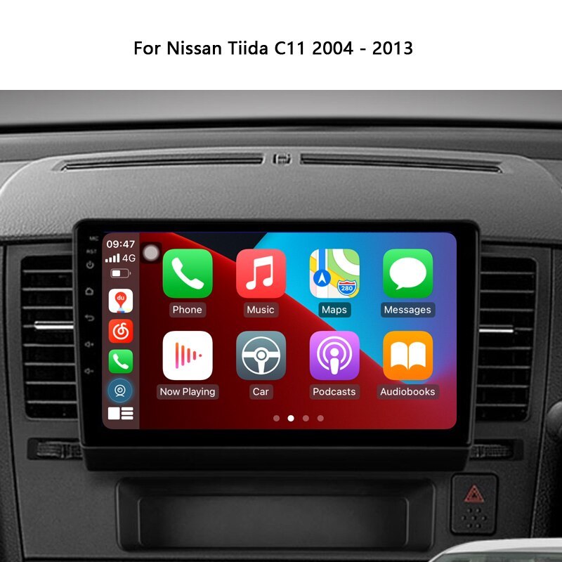 Idoing 9inch Car Stereo Head Unit 2K For Nissan Tiida C11 2004-2013 ...