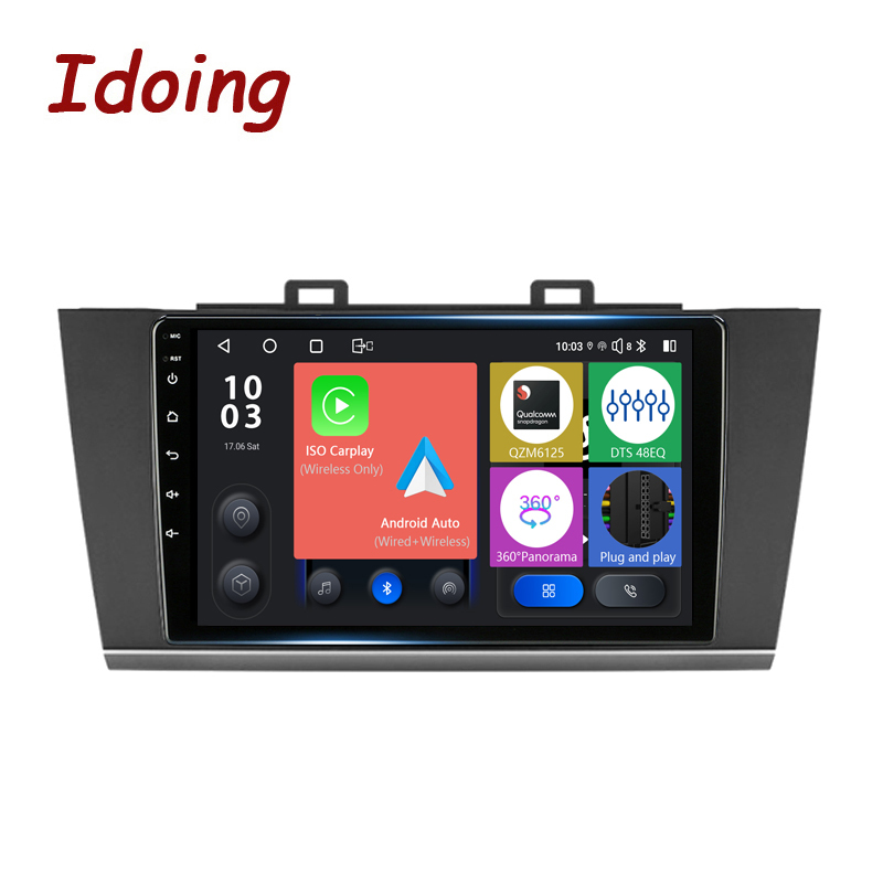 Idoing 9"Android Head Unit For Subaru Outback 5 2014-2019 Legacy 6 2014 ...