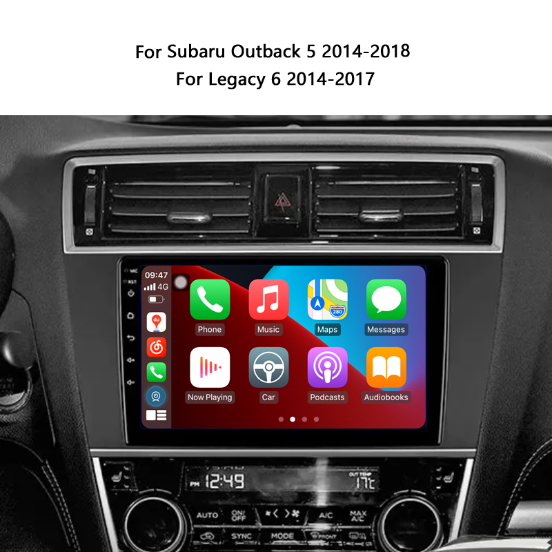 Idoing 9"Android Head Unit For Subaru Outback 5 2014-2019 Legacy 6 2014 ...