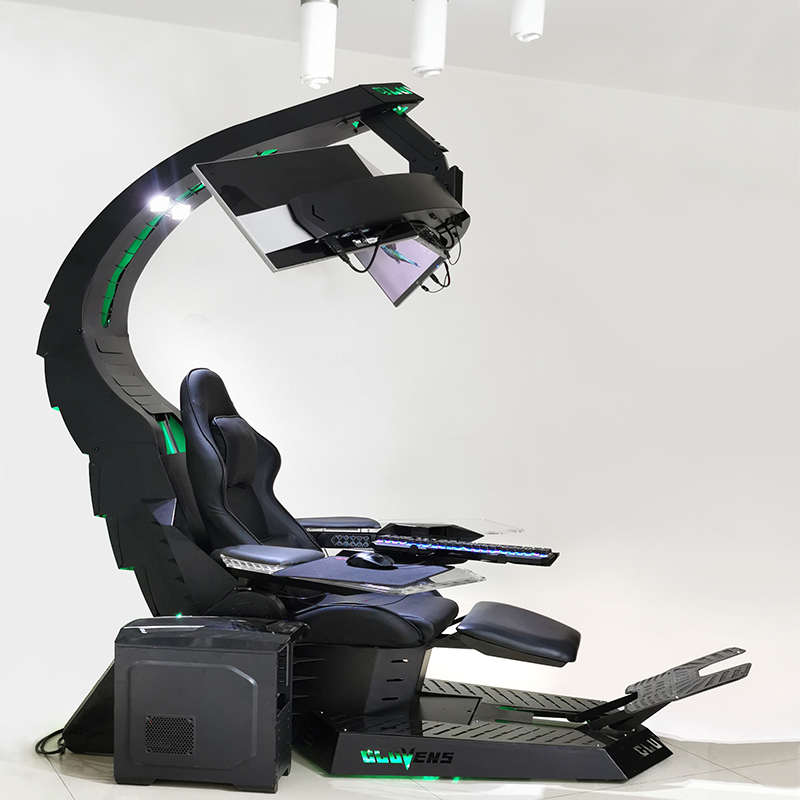 home office,cluvens,INGREM, scorpion chair ,computer cockpit ...