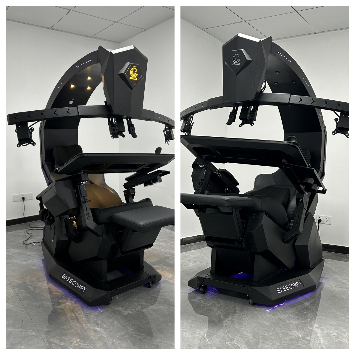 home office,cluvens,INGREM, scorpion chair ,computer cockpit ...