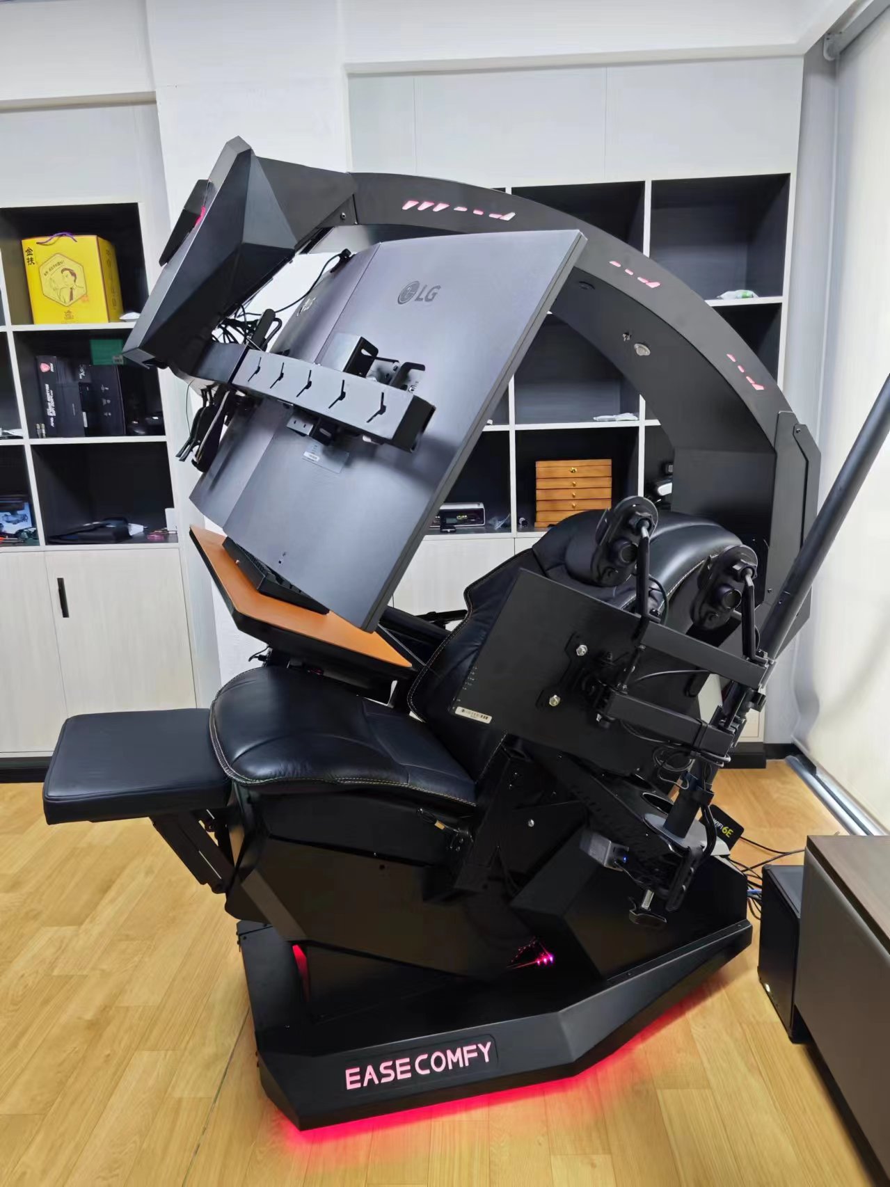 2024 EASE COMFY T2 Throne recline workstation Chair cockpit full ...