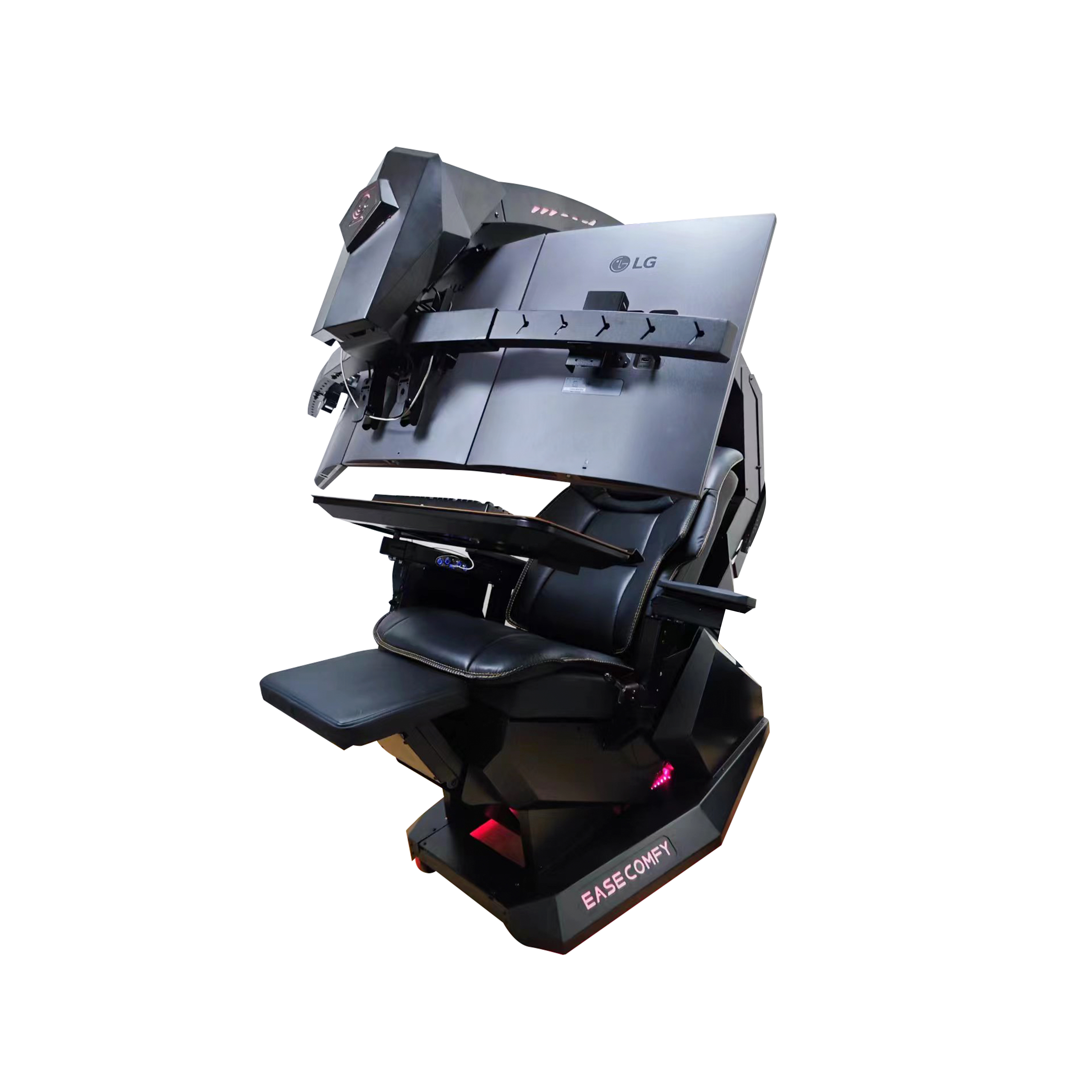 2024 EASE COMFY T2 Throne recline workstation Chair cockpit full ...