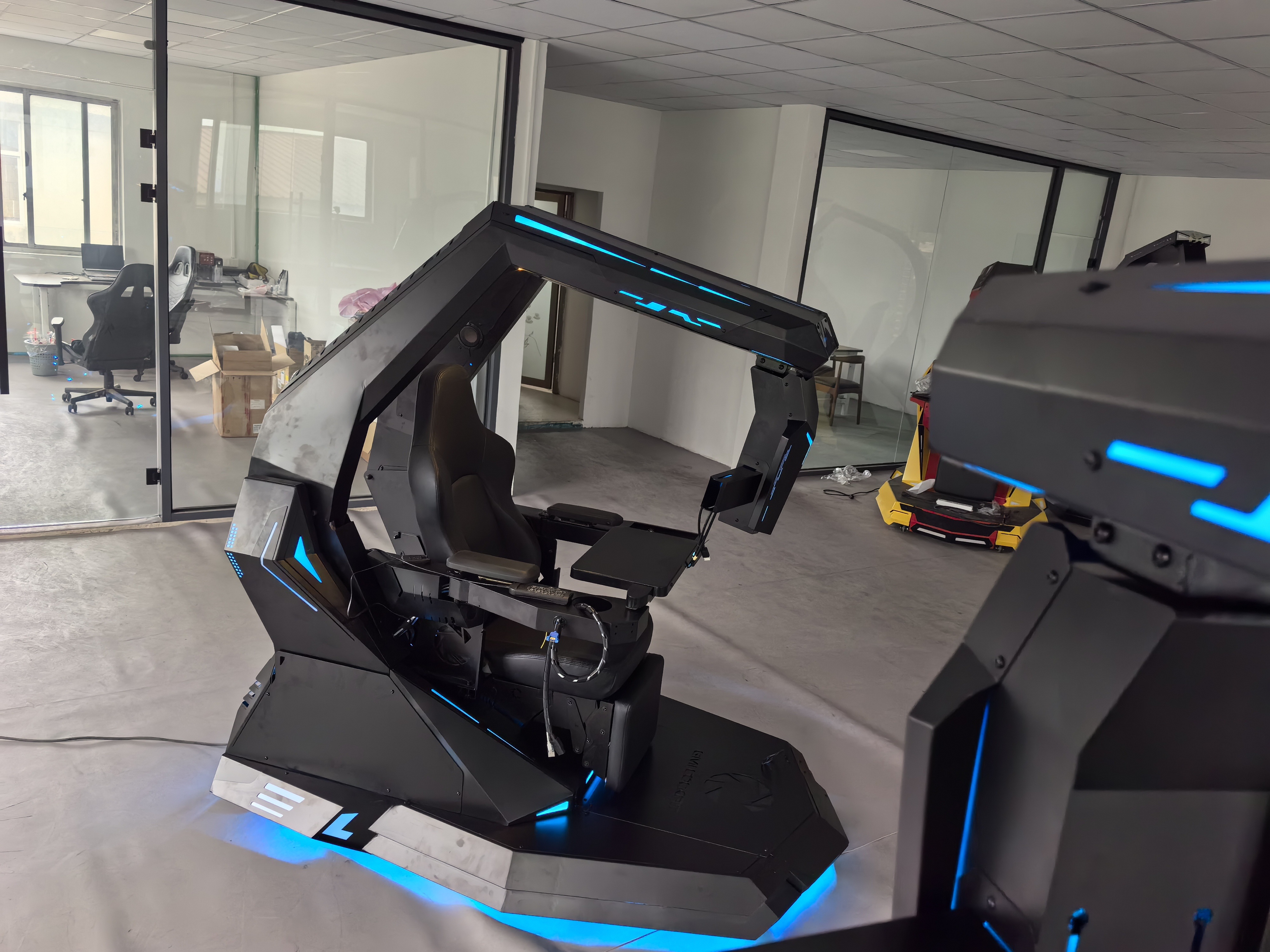 J20 Plus T-Rex SIT-STAND-RECLINE chair workstation leather gaming seat ...