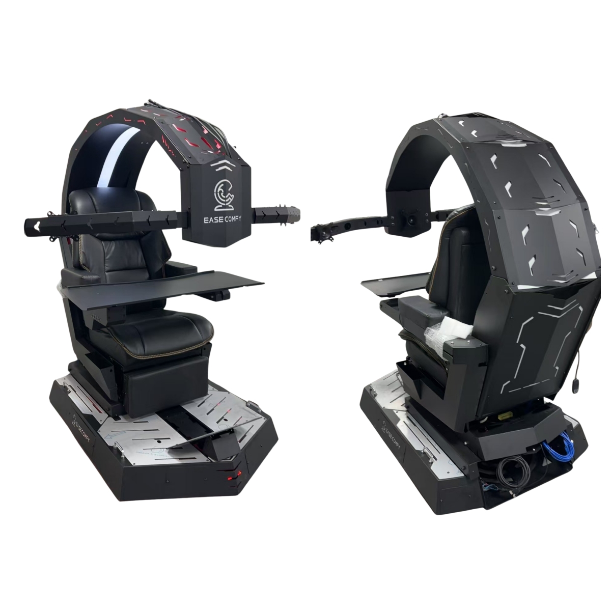 R1 Computer Workstation Gaming Cockpit most classical design for 3 32 monitors since 2017 genuine