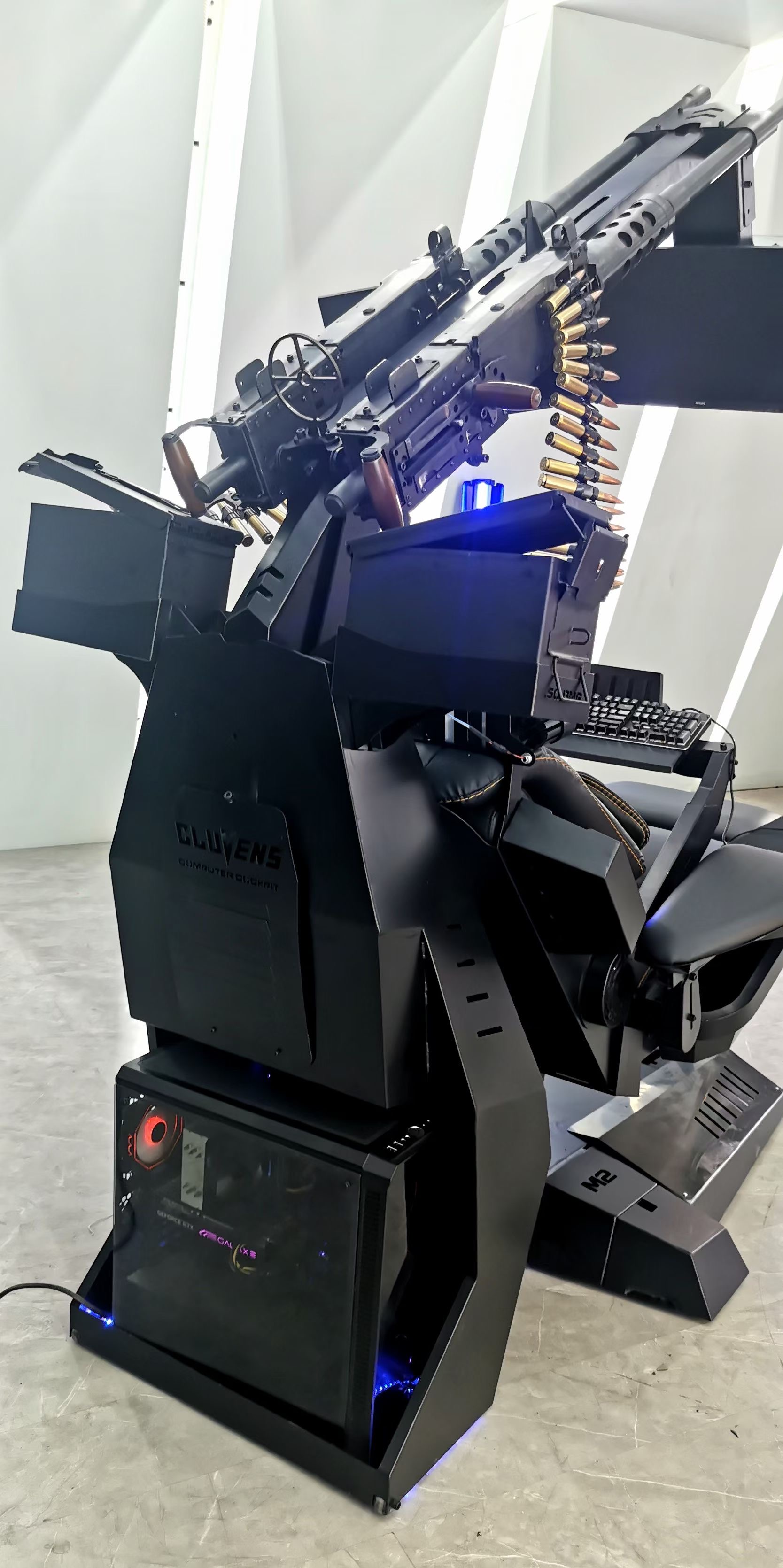 Cluvens M2HB .50 BMG computer workstation chair