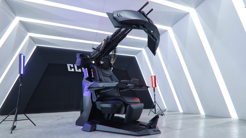 home office,cluvens,INGREM, scorpion chair ,computer cockpit ...