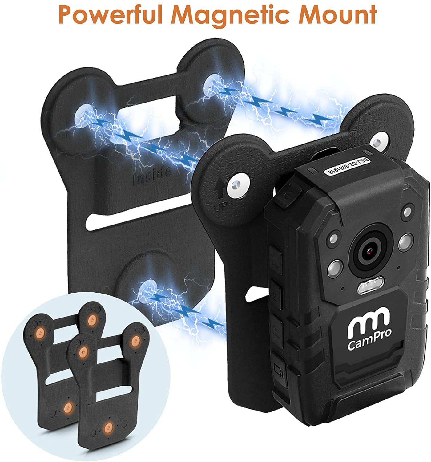 Magnetic Mount for All Brand Body Camera